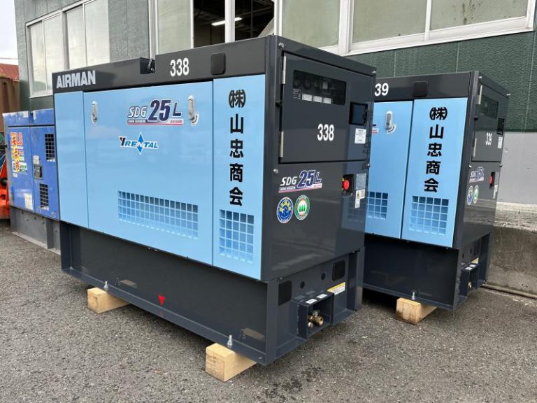 北越工業 発電機 SDG25L-5B1 - 発電機 レンタル本舗